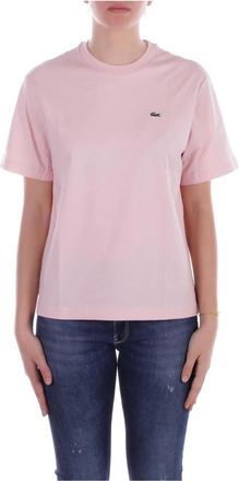 Lacoste Femme, Tops, Rose, Taille: 38 FR T-shirts et Polos Rose Poudr&eacute;