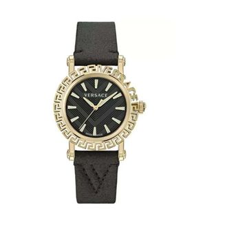 Versace Homme, Accessoires, Noir, Taille: ONE Size Greca Glam Gent 40mm