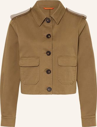 No.1 Como Kastenjacke Mit Schmucksteinen braun