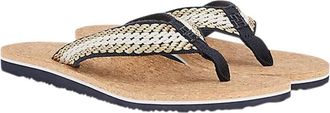 Tommy Hilfiger Pantoletten Cork Sandal Blau 40