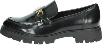 Marco Tozzi Marco Tozzi by Guido Maria Kretschmer Damen Loafer ohne Absatz Elegant mit Blockabsatz, Schwarz (Black Brush), 40 EU