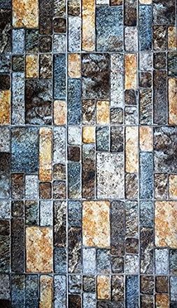 Homemania Bedruckter Teppich, 25% Polyester, 75% Baumwolle, Mehrfarbig