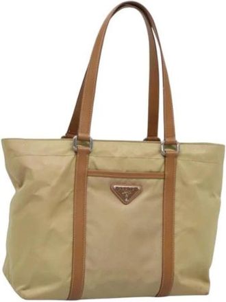 Prada Damen, Pre-Owned, Beige, ONE SIZEGröße