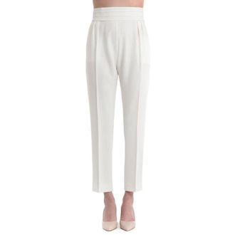 Max Mara Damenhose f&uuml;r Stilvolle Outfits - - Trousers - Damen - Wei&szlig; - S