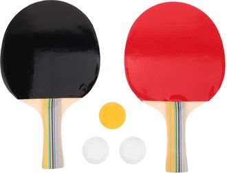 Milisten Tischtennisschl&auml;ger Satz mit Langem Holzgriff Tragbare Unbemalte Schl&auml;gerrohlinge f&uuml;r Selbstgemacht Malerei Ausgewogenes Trainingsset f&uuml;r Doppelspiele