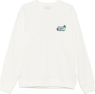 Dr&ocirc;le de Monsieur Homme, Sweatshirts et sweats &agrave; capuche, Blanc, Taille: M Le SweaT-shirt Plateau