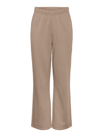 Pieces A/S PCCHILLI HW Wide Sweat Pants NOOS BC, Damen, Hose, Weite, Gerade, Silver Mink, M, Herbst/Winter, 5 Taschen