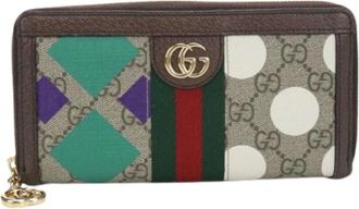 Gucci Portefeuille long vintage doccasion (bi-pli) - Femme - Pre-owned - Multicolore - Taille: ONE Size