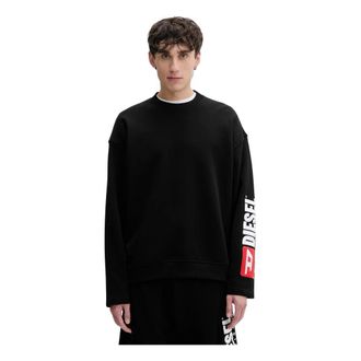 Diesel S-Boxt-Nc-Div Sweatshirt - - Sweatshirts & Hoodies - Herren - Schwarzk - L
