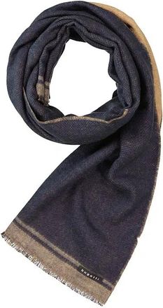 Bugatti Herren Schal blau Schurwolle