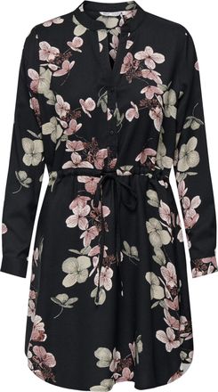 Only Damen Onlcory Life L/S V-Neck Tunic WVN Noos Tunika-Top F&uuml;r Den Alltag Mit Volumen&auml;rmeln Und Stylischem V-Ausschnitt, Black, XXS