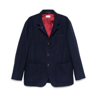 Brunello Cucinelli Blaue M&auml;ntel f&uuml;r M&auml;nner - - Jackets - Herren - Blau - S