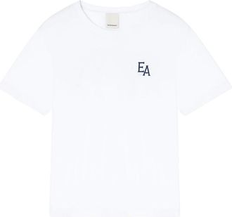 Emporio Armani Femme, Tops, Blanc, Taille: 40 FR Ew001809Af14836