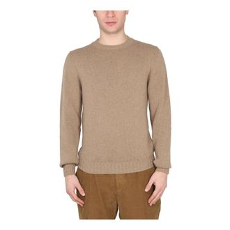 Pantaloni Torino Rundes Sweatshirt - - Knitwear - Herren - Braun - M