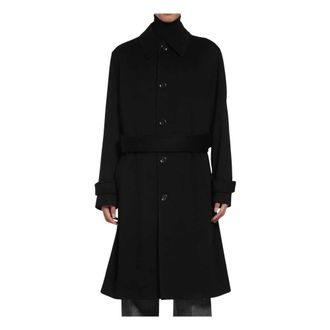 Lardini Homme, Manteaux, Noir, Taille: XL Manteau Trench en Cachemire
