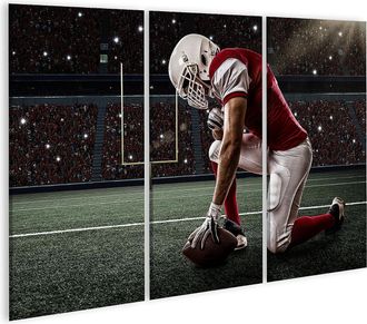 Islandburner Bild auf Leinwand American Football Spieler Stadion Bilder Wandbilder Poster