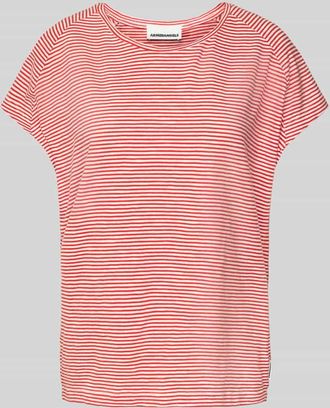 Armedangels T-Shirt mit geripptem Rundhalsausschnitt Modell ONELIAA