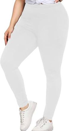 Generic Legging pour femme - Grandes tailles - Pantalon de yoga - Pantalon de sport - Taille haute - Noir - Opaque - Legging de fitness - Pantalon de course -