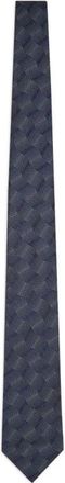 Giorgio Armani Homme, Accessoires, Bleu, Taille: ONE Size Jacquard Silk Tie
