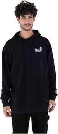 Hurley Sweat &agrave; Capuche Hommes-Wave Anarchy Sweatshirt, Noir, XL Mens