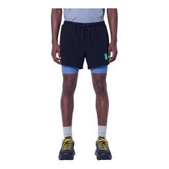 (di)vision Short de sport superpos&eacute; - Homme - Sport - Noir - Taille: W34