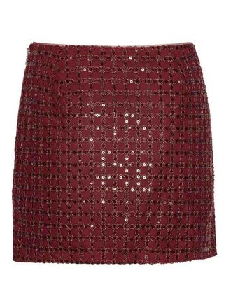 Rotate Mini Jupe - Rouge