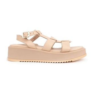 Sergio Moretti Legere offene Sandalen - - Shoes - Damen - Beige - 37 EU