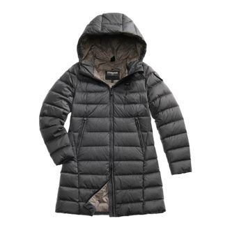 Blauer Down Jackets - - Coats - Damen - Grau - XL