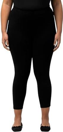 Ulla Popken Legging 7/8 Pantalon, Noir, 45W / 32L Femme
