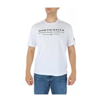 North Sails Graphic Tee Newport Style - - Tops - Herren - Wei&szlig; - L