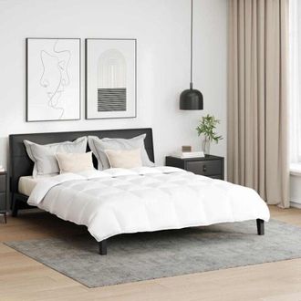 vidaXL Bettdecke Sonstiges mit Kissen 3 pcs Weiß Daunen Vidaxl