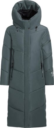 Khujo Damen Wintermantel Pulset Matt Steppmantel Winterjacke (DE/NL/SE/PL, Alphanumerisch, XS, Regular, Regular, 307FOA-GRE)