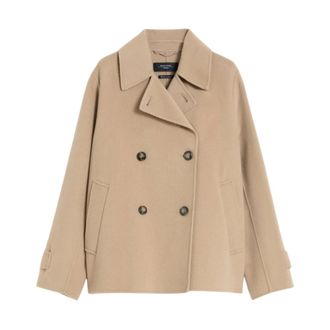 Max Mara Femme, Manteaux, Beige, Taille: 46 FR Wkdfantino Jacket