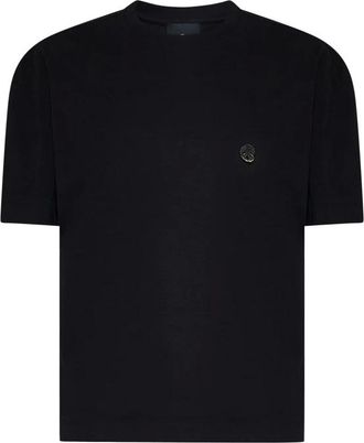 John Richmond Homme, Tops, Noir, Taille: XL T-shirt Essential Design