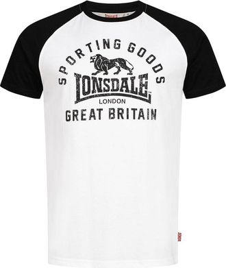 Lonsdale London TRENANCE Männer T-Shirt weiß XL 100% Baumwolle Basics, Casual Wear, Streetwear
