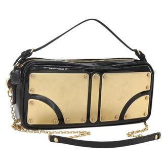 Miu Miu Pre-owned Enamel Mini Schultertasche - - Pre-owned - Damen - Schwarzk - ONE SIZE