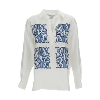 Max Mara Damen, Blusen & Hemden, Wei&szlig;, 2XSGr&ouml;&szlig;e