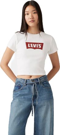 Levi's Graphic Essential Sporty Tee T-Shirt Damen, wei&szlig; (0029), M