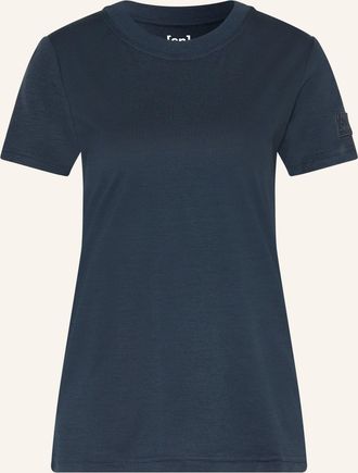 super.natural T-Shirt Casual Rib blau