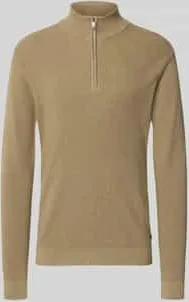 Matinique Slim Fit Troyer aus Baumwoll-Mix