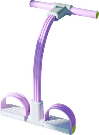 Generico Elastisches Widerstandsband, 6-Tube, Yoga-&Uuml;bungspedalriemen, elastisch, vielseitig, Bodybuilding-Expanders, Fitness-Trainingswerkzeuge mit LED-Monitor
