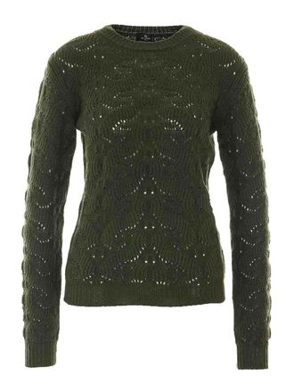 Etro Pull Col Rond - Vert