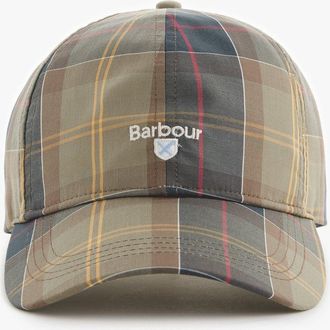 Barbour Casquette en coton imprim&eacute; tartan