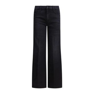 Mother Wide Leg Jeans - - Jeans - Damen - Schwarzk - W26