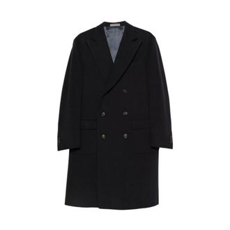Corneliani Manteau crois&eacute; &agrave; boutons - Homme - Manteaux - Bleu - Taille: XL