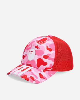 adidas BAPE Trucker Cap Clear Pink