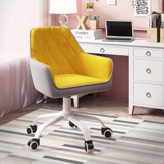 Generic Drehbarer Schreibtischstuhl mit mittelhoher R&uuml;ckenlehne, Lendenwirbelst&uuml;tze und Armlehnen - bequemer, ergonomischer und Verstellbarer B&uuml;rostuhl f&uuml;r Zu