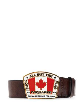 Dsquared2 ceinture en cuir - Marron