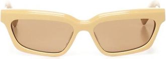 Jacquemus Gelbe Sonnenbrille mit UV-Schutz - - Accessories - unisex - Gelb - ONE SIZE