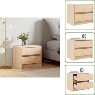 vidaXL The Living Store - Table de chevet 40x31x35,5 cm bois de pin massif - Table De Chevet - Meuble De Chambre - Armoire De Chevet - Table Nuit - Bois De